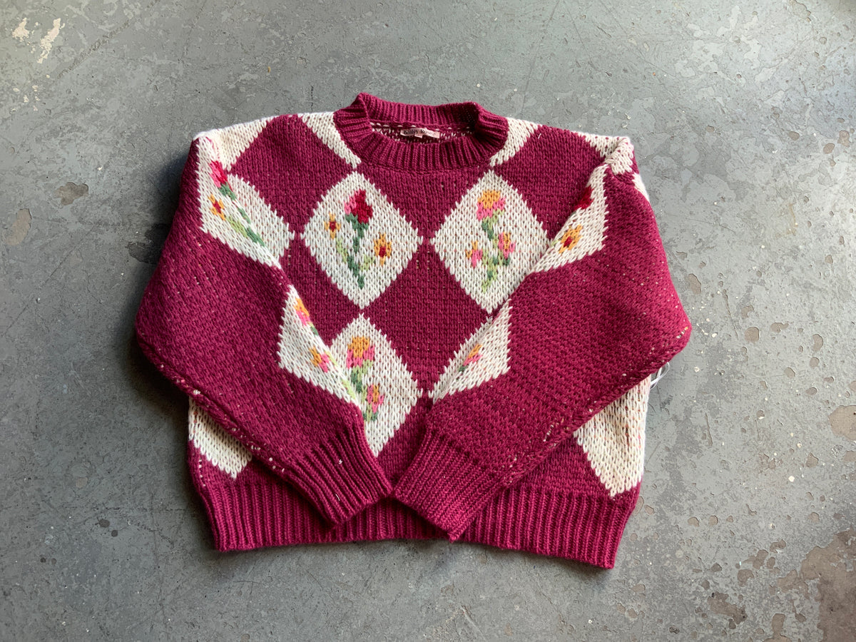 Bailey Rose Diamond Flower Jumper – The Good Wolf Lifestyle Co